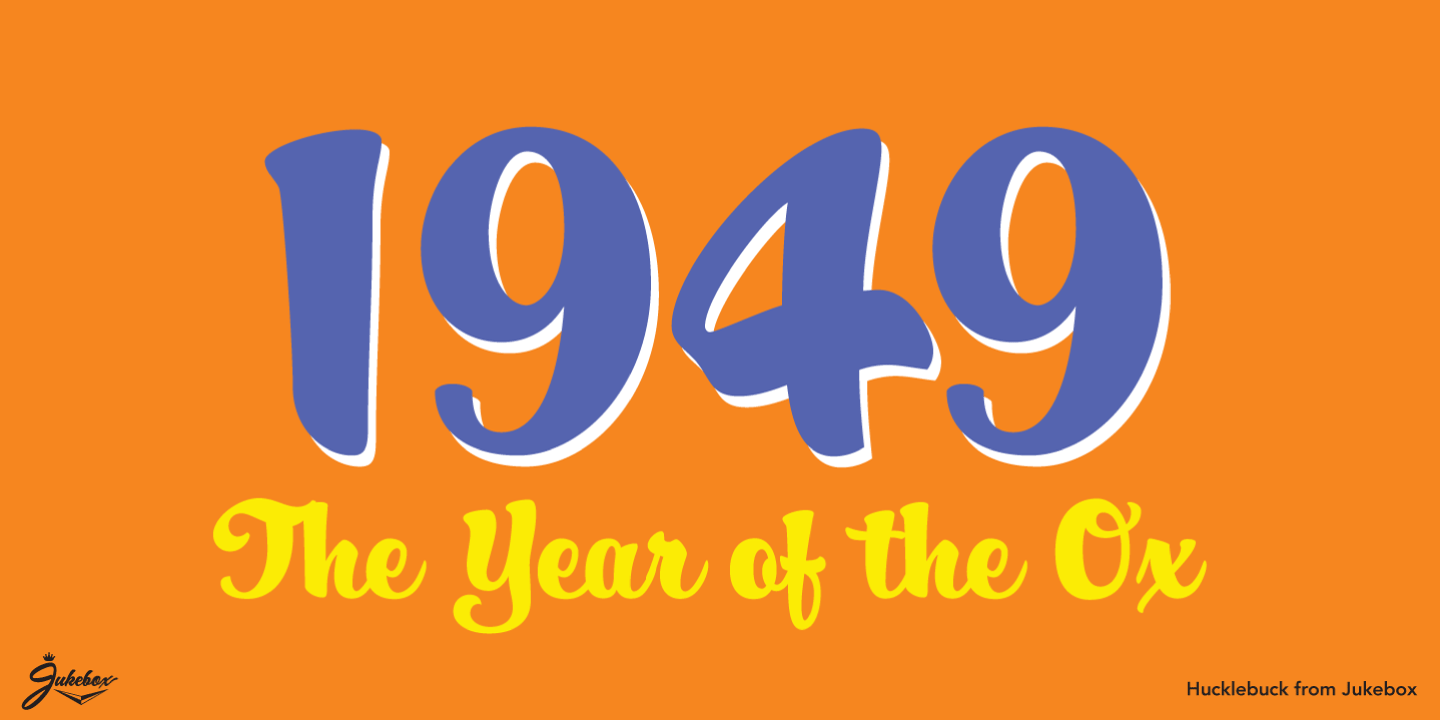 Hucklebuck Font Family by Jukebox | Font Bros