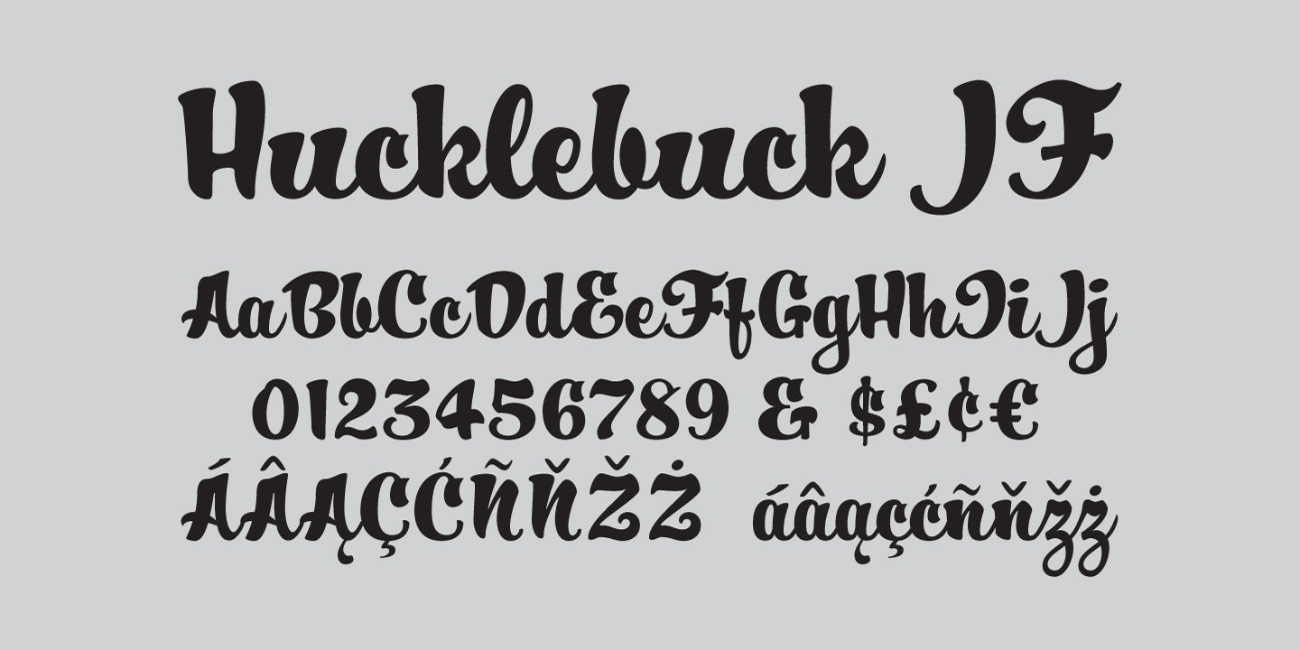Hucklebuck Font Family by Jukebox | Font Bros