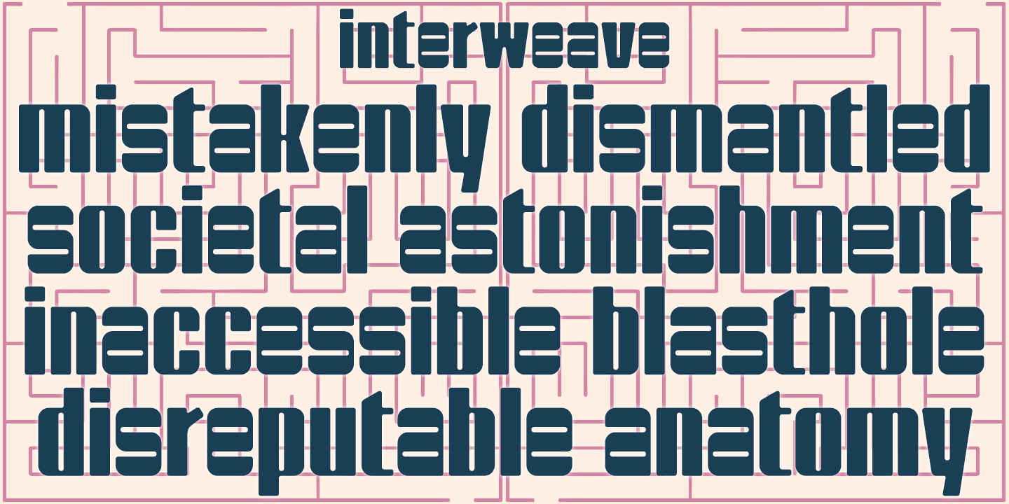 Interweave Font Family by K-Type | Font Bros