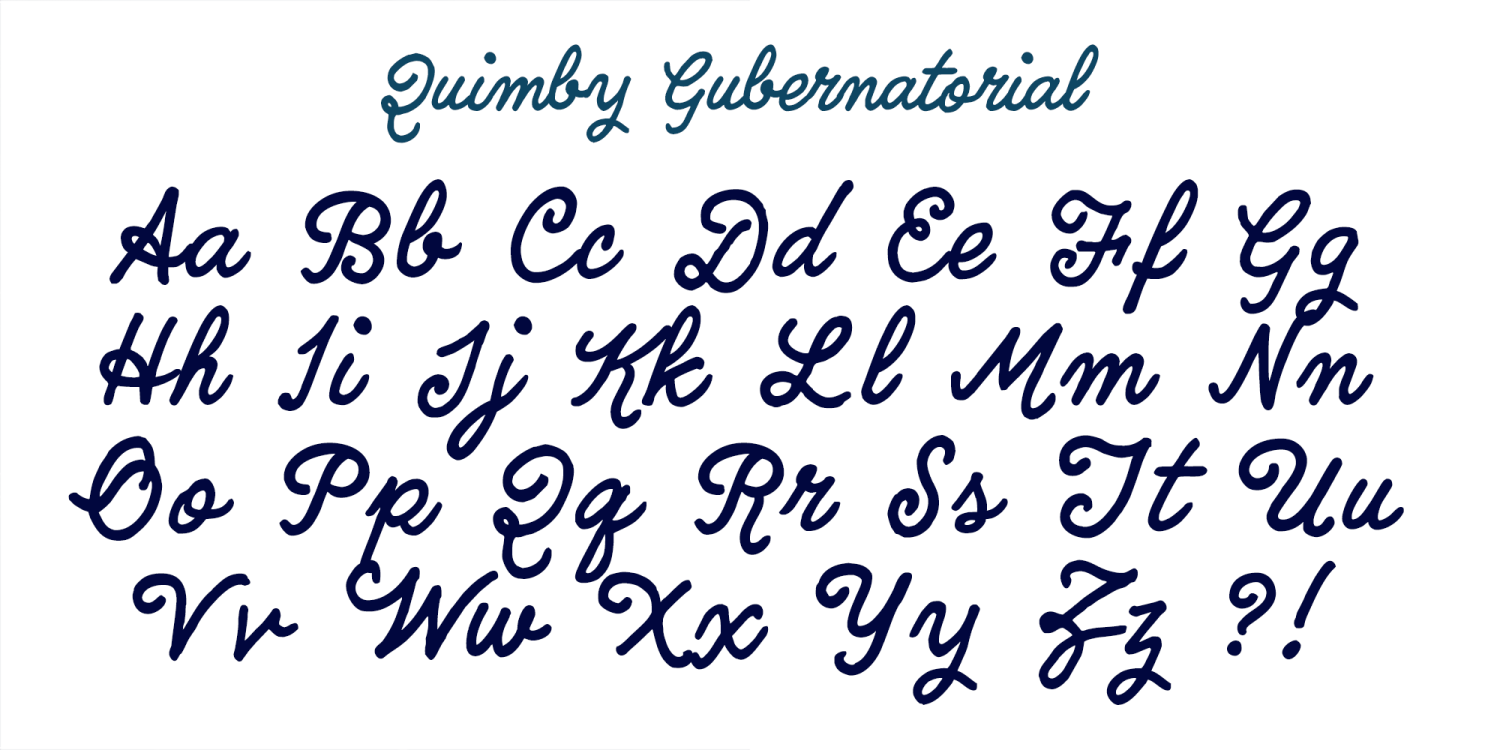 Quimby Gubernatorial Font Family by Chank Co | Font Bros