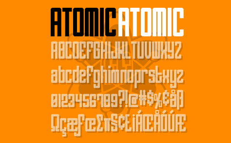 Atomic Font Family by Fontalicious | Font Bros