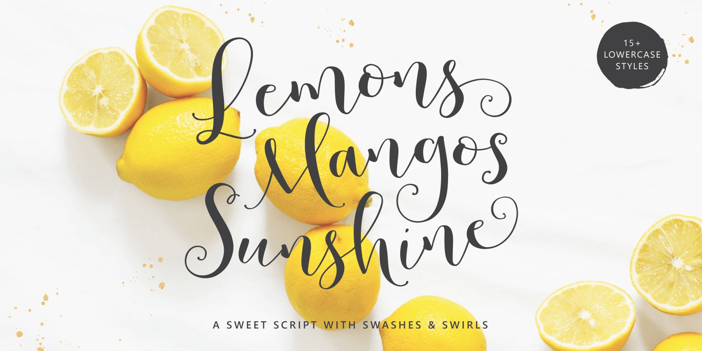 Berrylicious Font Family by Emily Spadoni | Font Bros