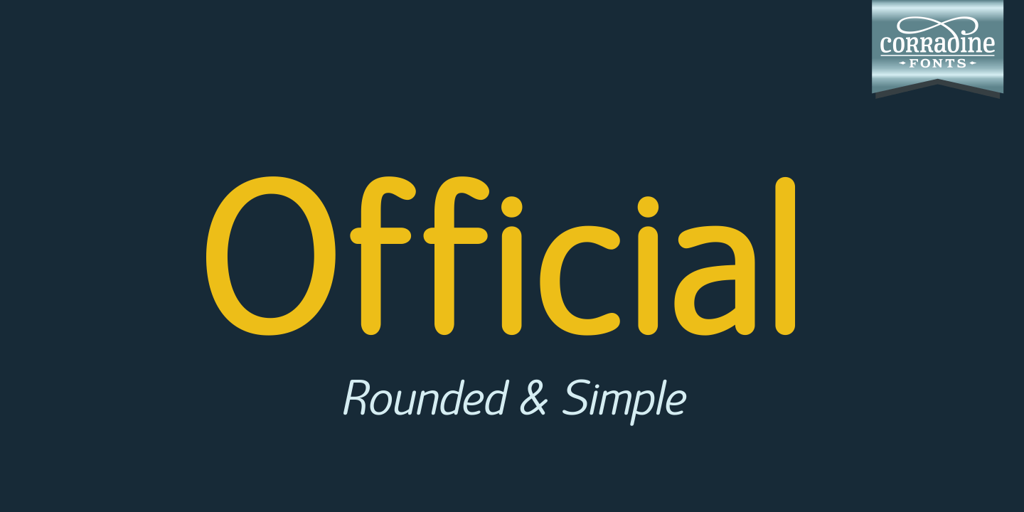 "Official" Fonts | Font Bros