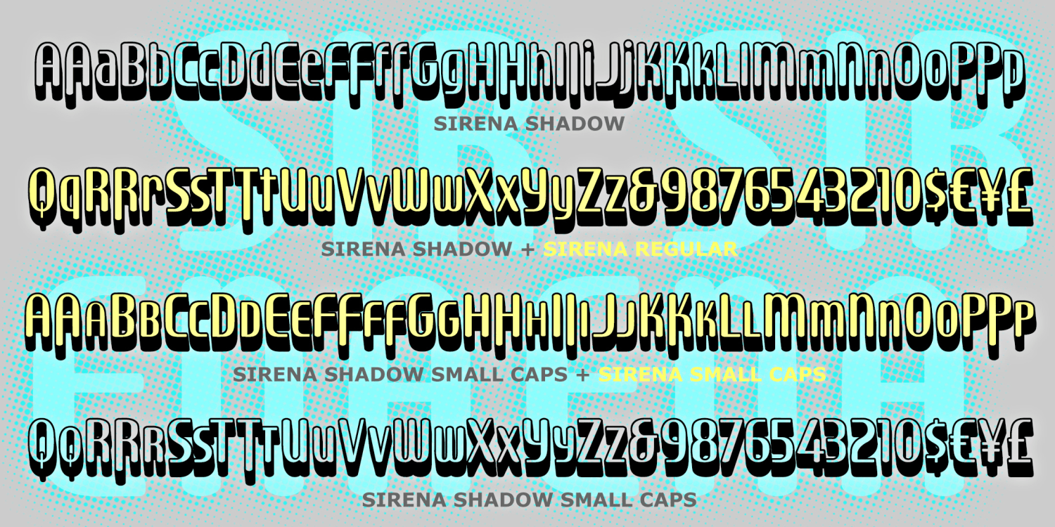 Sirena Font Family by Harold's Fonts | Font Bros