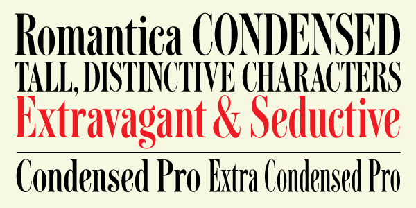 Romantica Pro Font Family by Cruz Fonts | Font Bros