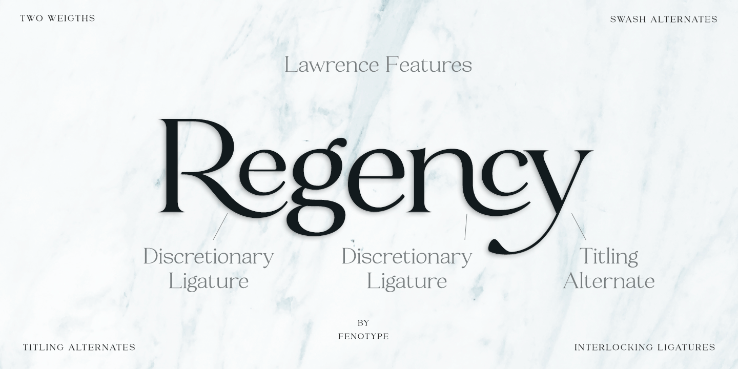 Lawrence Font Family by Fenotype | Font Bros