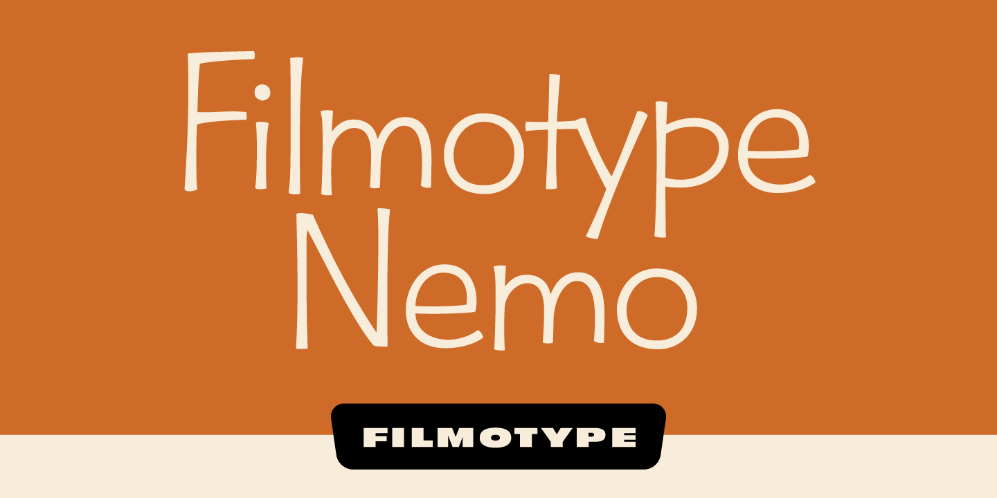 Filmotype Nemo Font Family by Filmotype | Font Bros