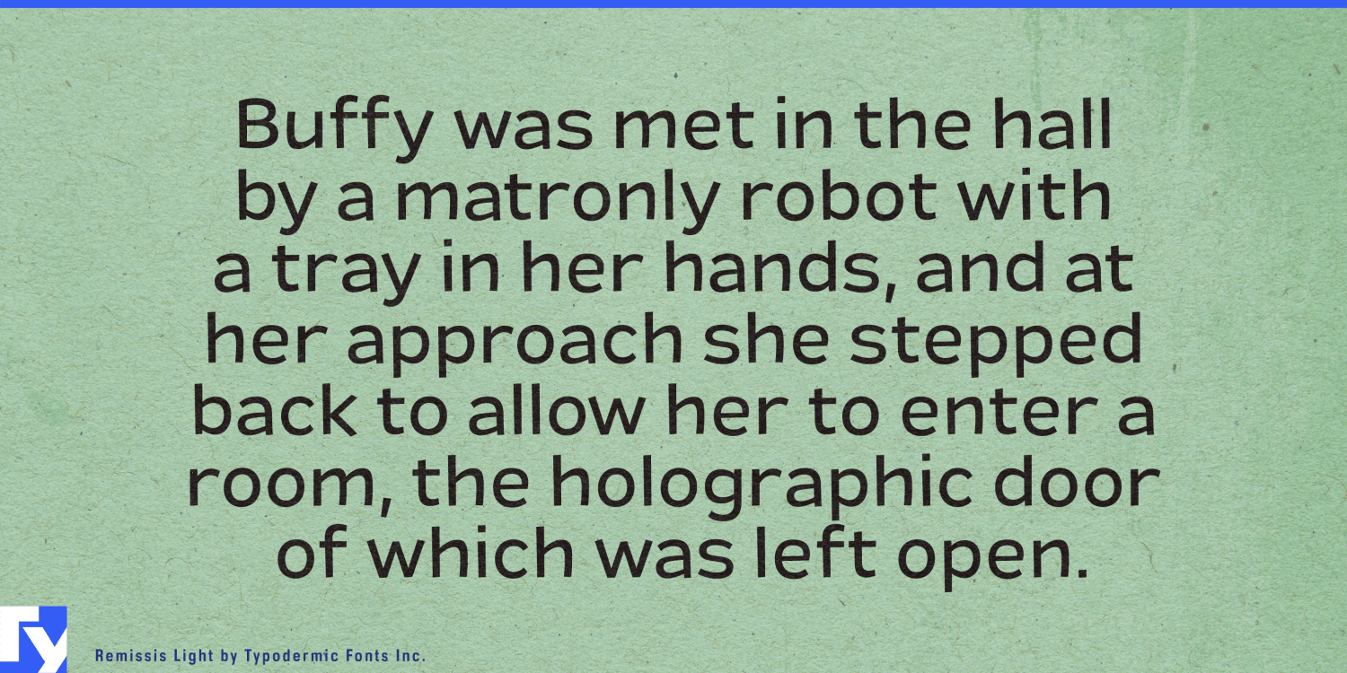 Remissis Font Family by Typodermic | Font Bros