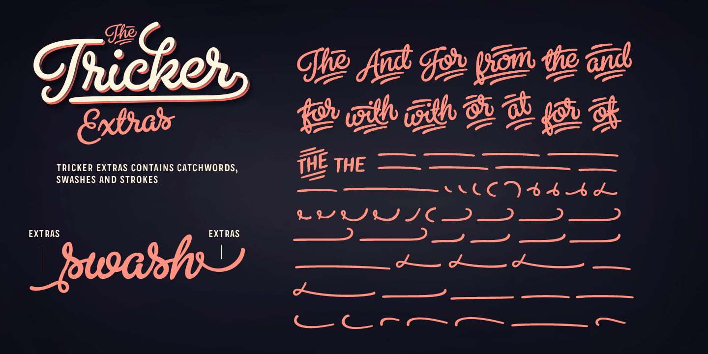 Tricker Font Family by Fenotype | Font Bros