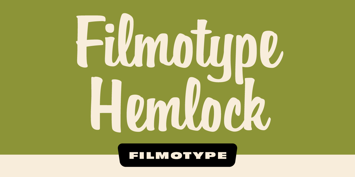 Filmotype Hemlock Font Family by Filmotype | Font Bros