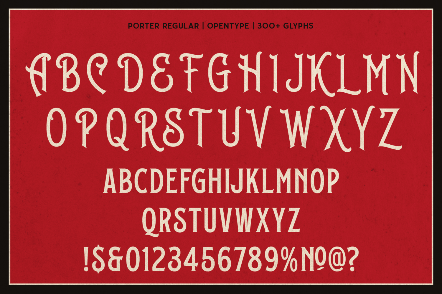 Porter Cut Font Family by Searfoss Design | Font Bros