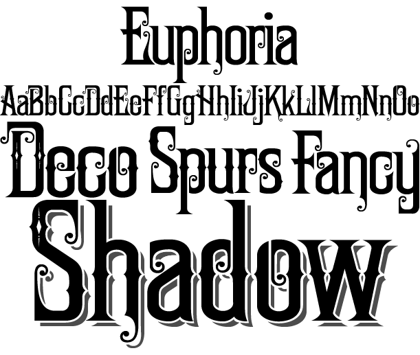 Euphoria Font Family by Fat Daddy Fonts | Font Bros