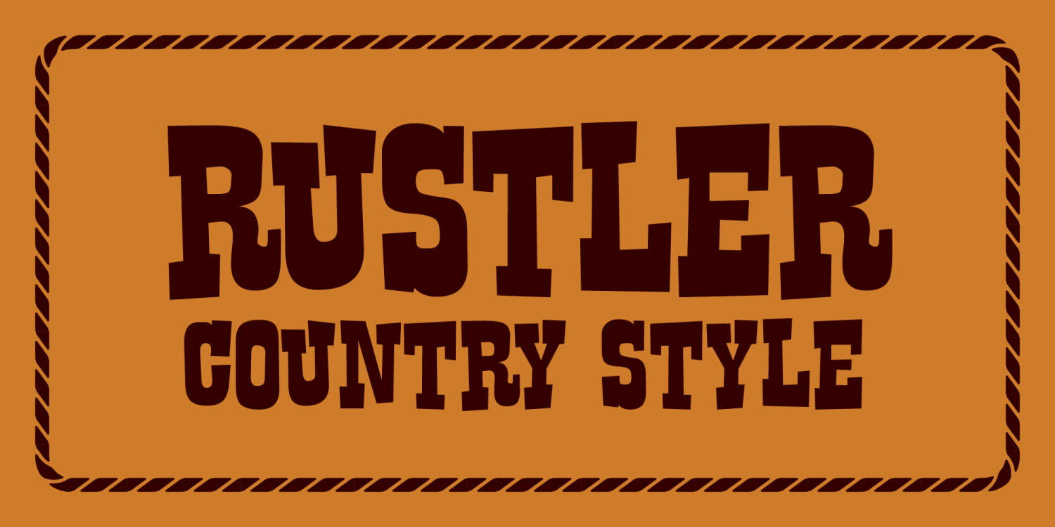 Rustler Font Family by Fontalicious | Font Bros