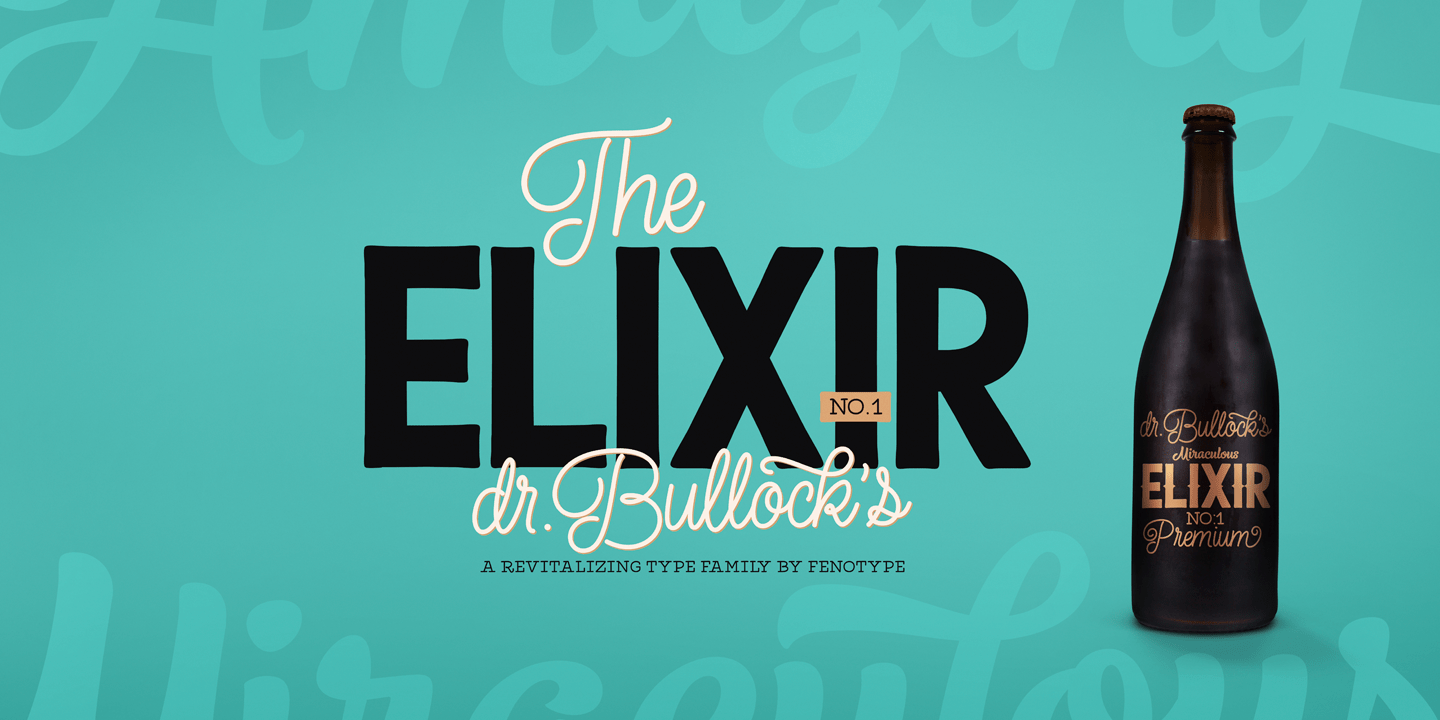 Elixir Font Family by Fenotype | Font Bros