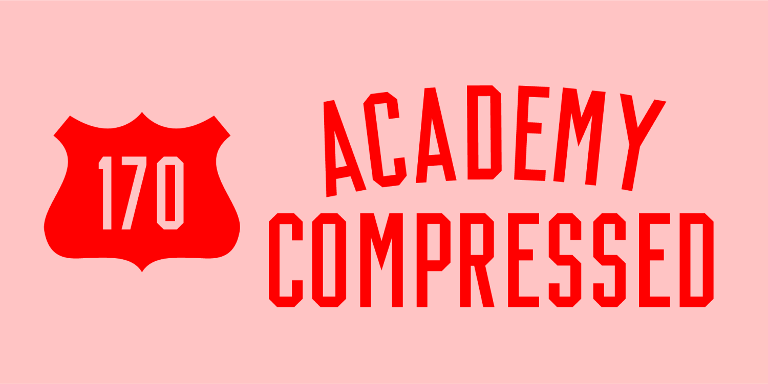 Academy Compressed Font Style by Fontalicious | Font Bros