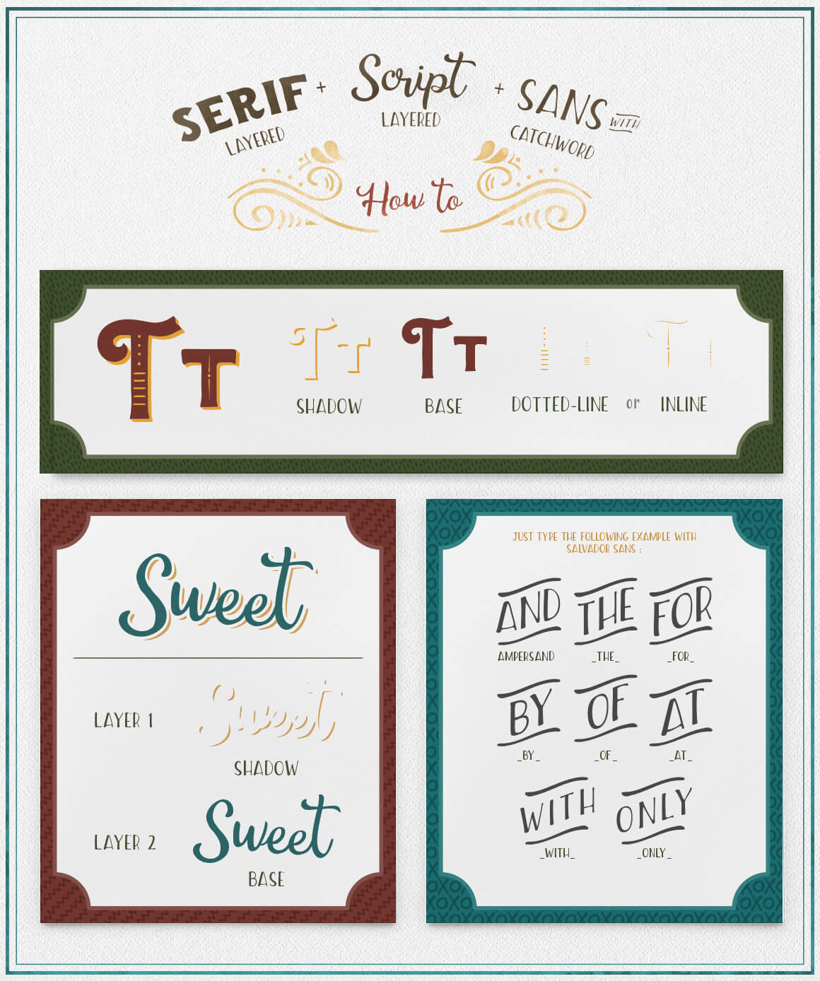 The Salvador Font Family by AF Studio | Font Bros
